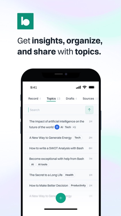 Bash AI - read, write & share by Bash Technologies