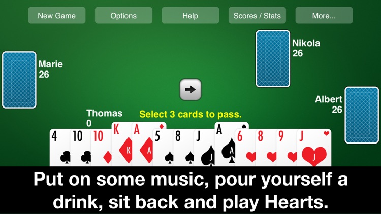 Hearts Card Game—New Classic by NeverBored Studios