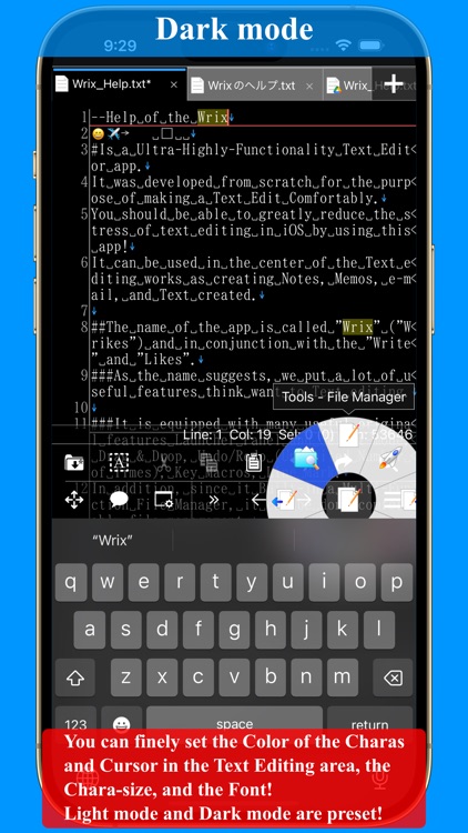 Wrix 2 - Ultra Text Editor by YONEKAWA Hideki