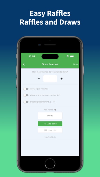 Easy Raffle: Names and Numbers by Marco Oliveira