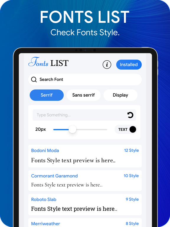 Any Font : Install Any Font | App Price Drops