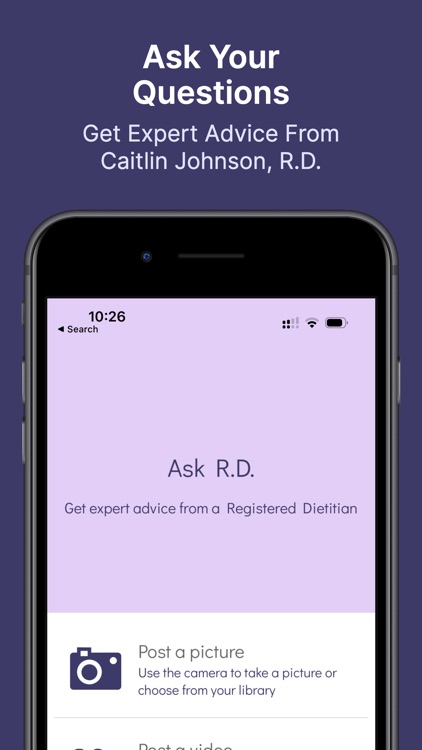 PCOS App by Caitlin Johnson, RD INC