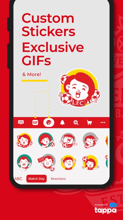 Liverpool FC Keyboard by Keemoji