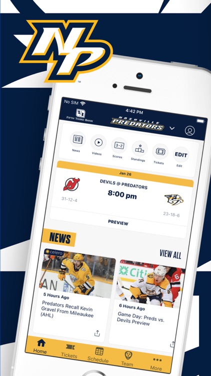 The Nashville Predators App by Nashville Hockey Club, LP