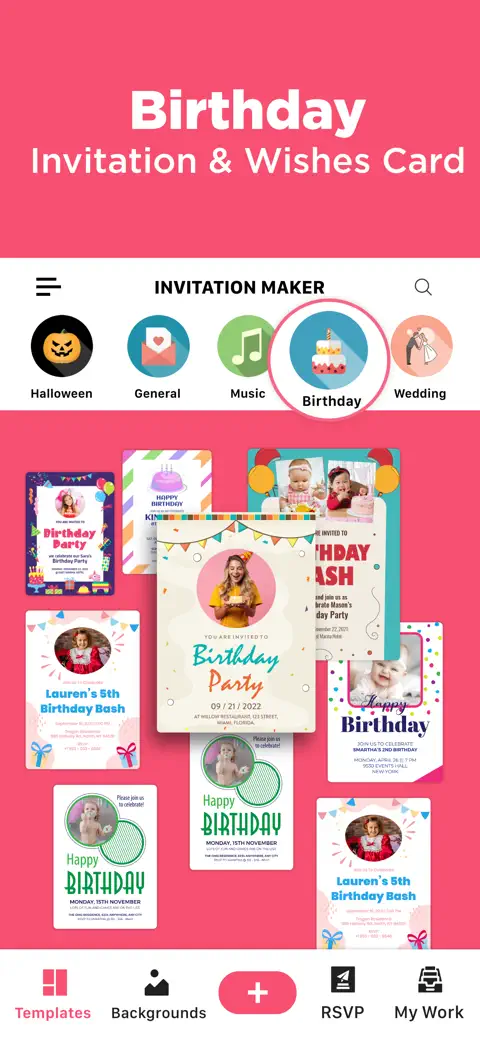 228+ Best Birthday Invitation Maker Kids Apps for iPhone (2026) | Free ...