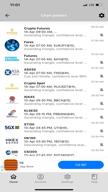 AI Chart Pattern Scanner by Viet Hung Nguyen