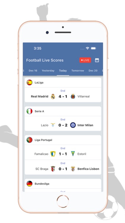Football Live Score 2024 by Kuldeep Vagadiya