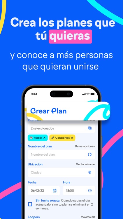 LOOPLAN: Hacer planes y amigos by Looplan LOOPLAN: Hacer planes y amigos by Looplan