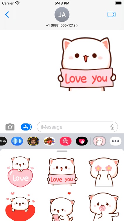 Cute Mochi Sticker - WASticker by Insta‎nt D‎ig‎ital