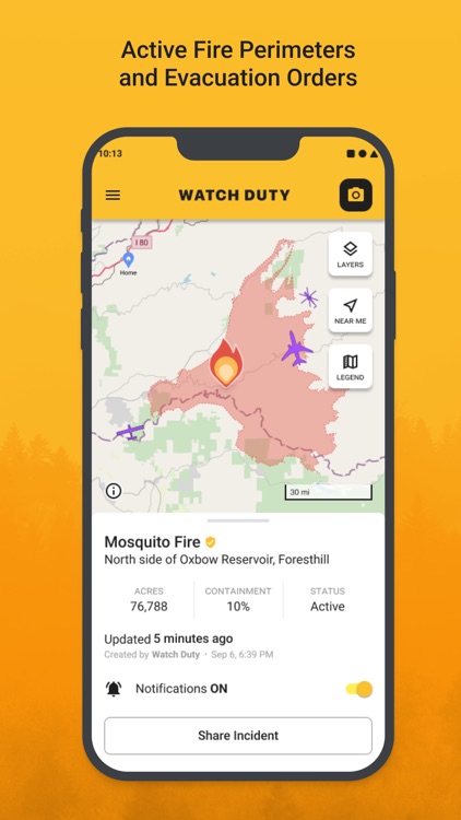 Watch Duty: Wildfire Maps by Sherwood Forestry Service, Inc.