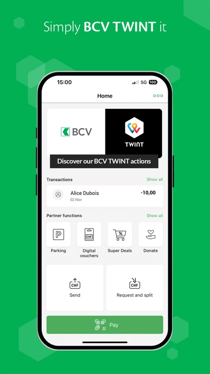 BCV TWINT by Banque Cantonale Vaudoise