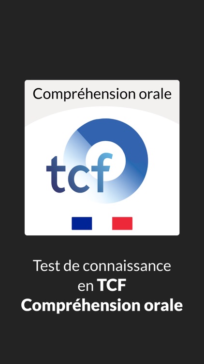 TCF - Oral comprehension by Khalid Hamdani