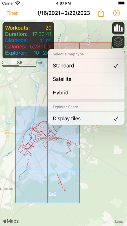 Workout Map by Andre Albach