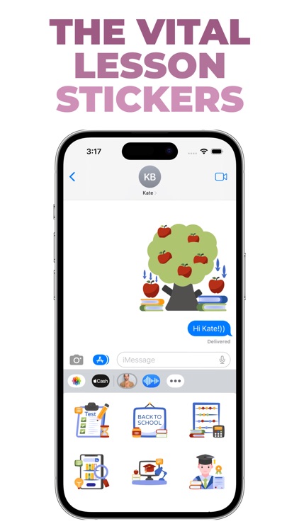 The Vital Lesson stickers by Muhammad Saim