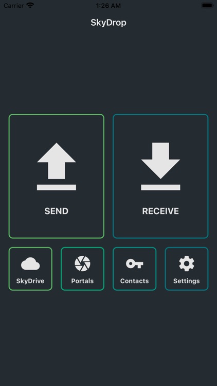 SkyDrop 2 - File Transfer App by Thomas Dawes