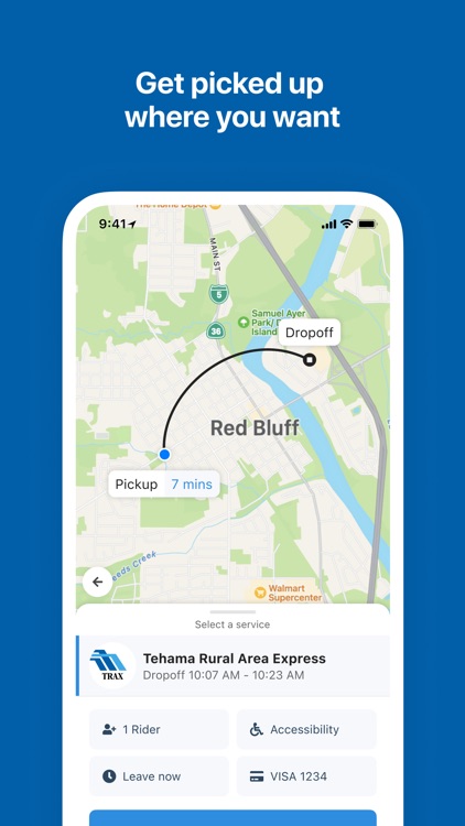 TRAX - Tehama County Transit by Spare Labs Inc.