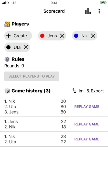 Score Card your Score Counter by Niklas Baudy