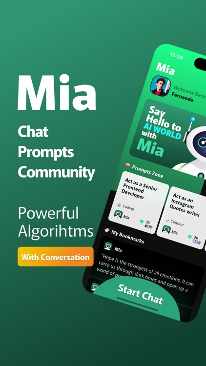 Mia: Chat & Prompts with AI by ALIREZA MIRZABEGI