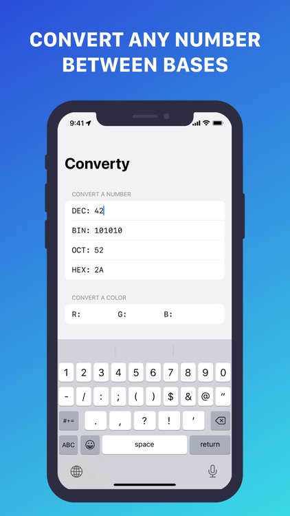 Hex & Binary Convertor by Guimauve Software