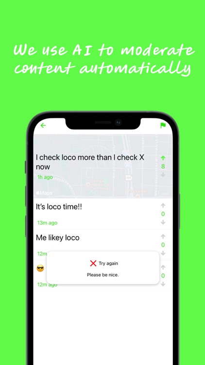 Loco: Local Anonymous Chat by Tokens Inc.