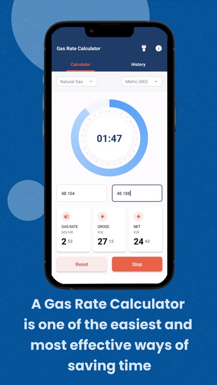 Gas Rate Calculator App by Software Works for You Ltd