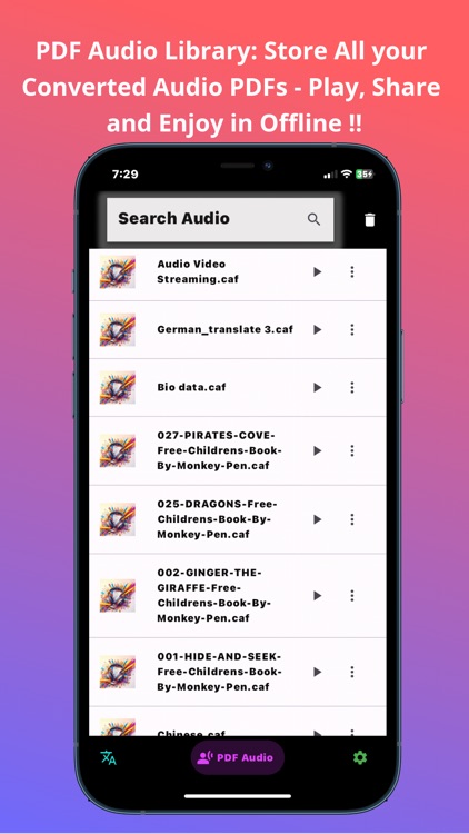 PDF to Audio - PDF Converter by Rajaram Bhaskaran