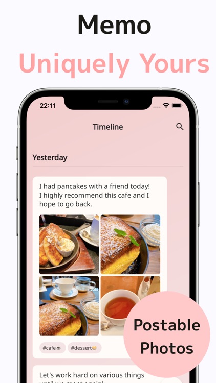 Chat memo. Memo app like tweet by Kentaro Tsurumoto