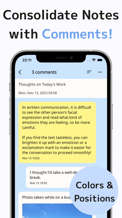 Chat memo. Memo app like tweet by Kentaro Tsurumoto