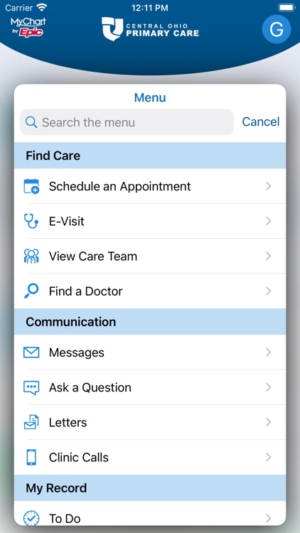 COPC MyChart by Central Ohio Primary Care