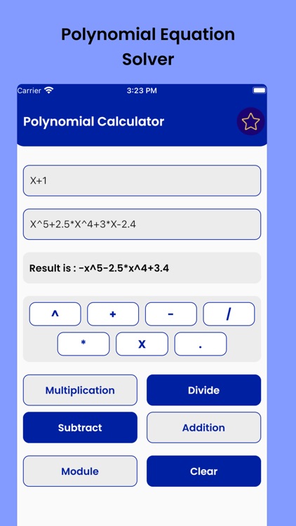 Polynomial Calculator by Kantaben Gorasiya