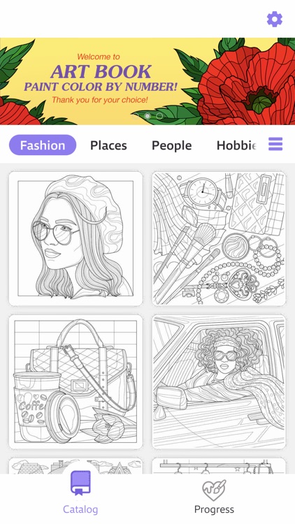 Art Book:Paint Color by Number by Playcus Limited