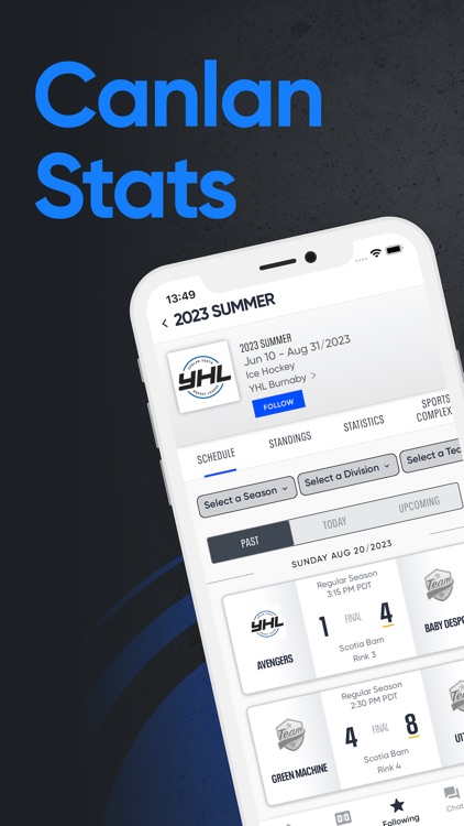 Canlan Sports Stats by SportNinja Inc.