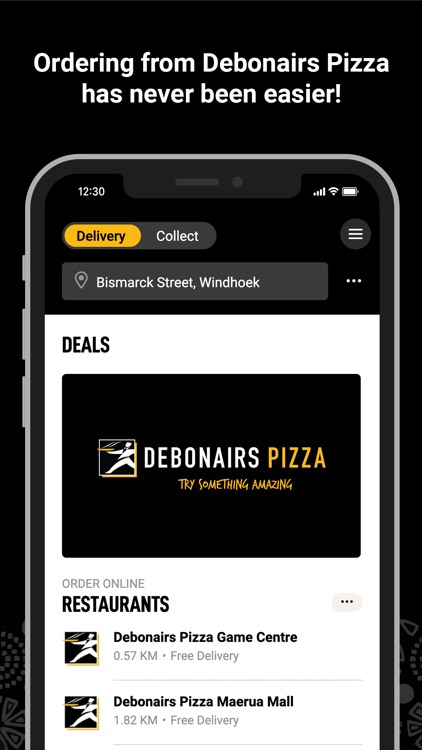 Debonairs Pizza Namibia by FAMOUS BRANDS MANAGEMENT COMPANY (PTY) LTD