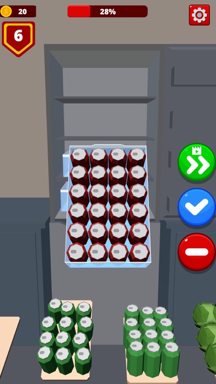 Fill the Fridge: Organize Game by Dmitry Tarabushchenkov