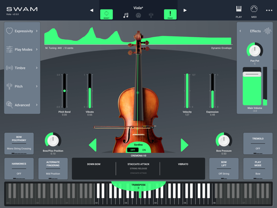 iOS Musician Apps: SWAM Violin