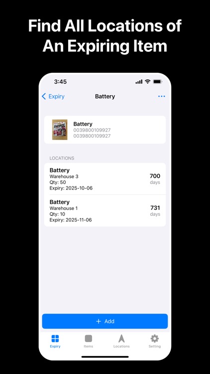 ExpiryDay - Expiry Tracker by Irvinesoft Inc
