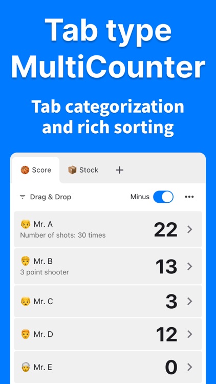 Multi Counter - Count up/down by naoki otsu