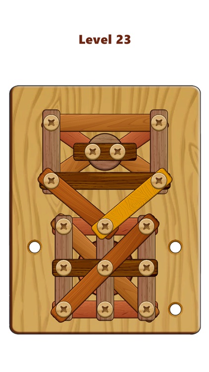 Wood Nuts & Bolts Puzzle by ABI GLOBAL LTD.
