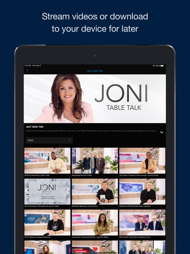 Joni Table Talk Live | Cabinets Matttroy