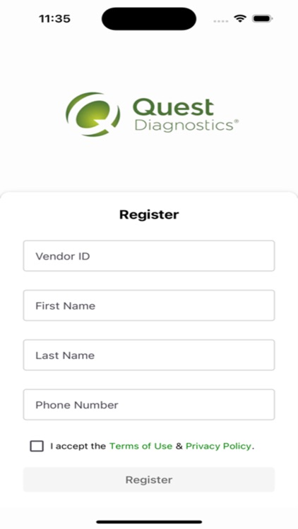 Quest Logistics Vendor App by Quest Diagnostics, Inc.