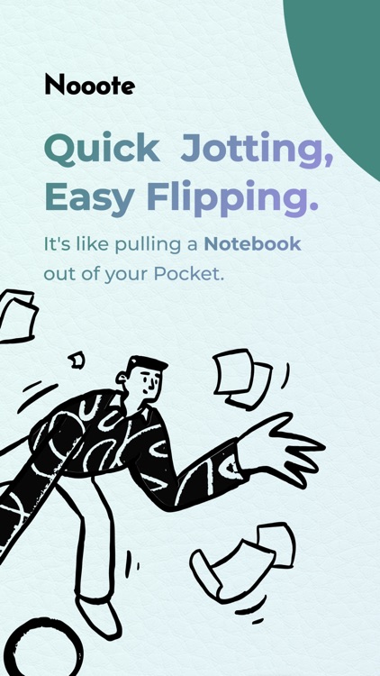 Nooote - flippable notes by Heqing Ya