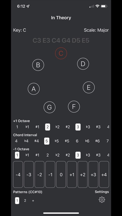 In Theory - Interval Keyboard by Cem Olcay