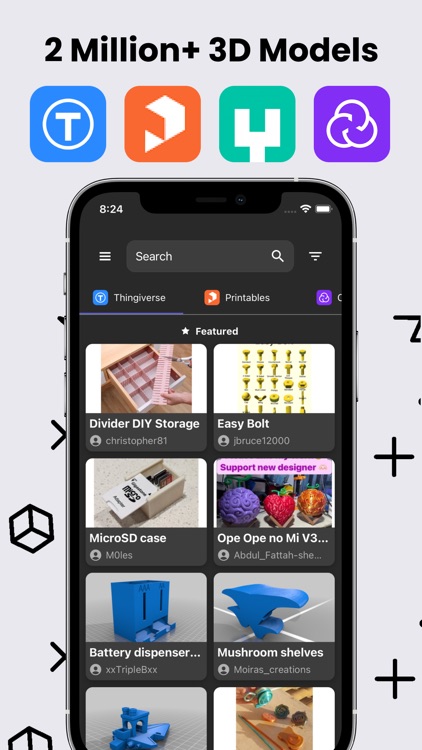 Thingiverse Printables | 3D GO by Jonathon Tufts