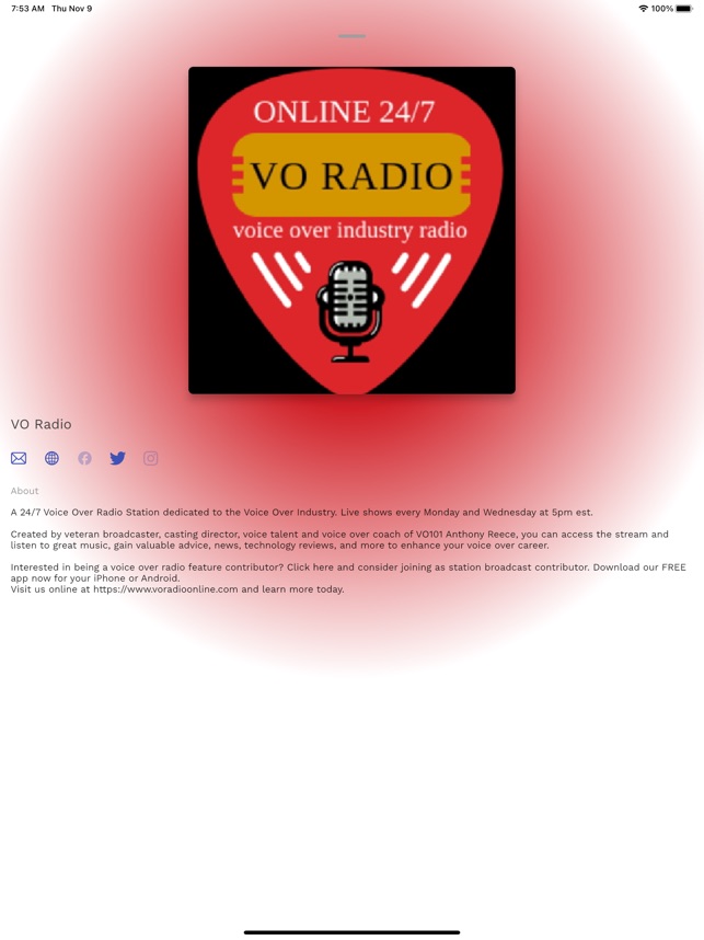 Radio the voice online store