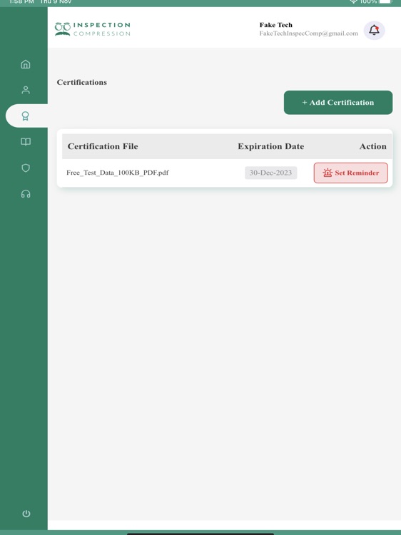 Inspection Compression by Inspection Compression