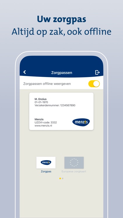 Menzis app by Stichting Menzis Beheer