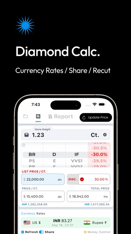 DRC - Diamond Rate Calc by Shah Deep Shrenik