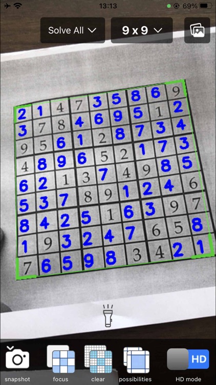 Sudoku Solver Realtime Camera By 小健 赵