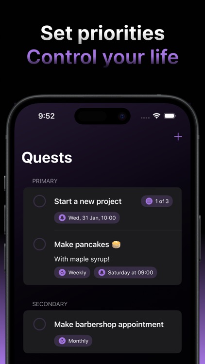 Quest: Task & Habit Manager by Alexandr Kuziaev