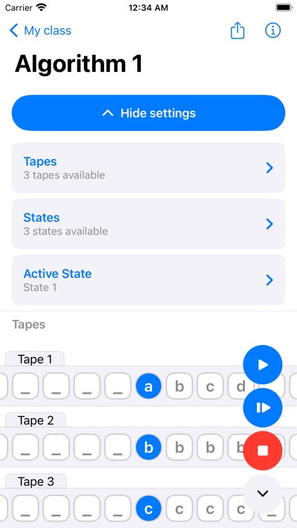 Multitape Turing Machine by Denis Mandych
